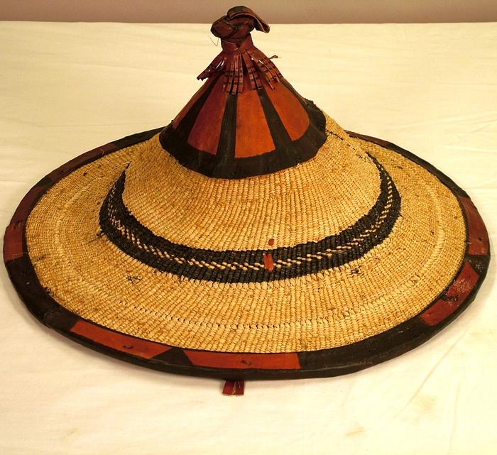 Grand Rapids Public Museum Collections : Artifact : Shade Hat, Fulani ...