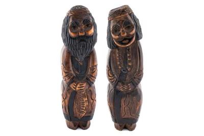 Grand Rapids Public Museum Collections : Artifact : Ainu Figures [2020. ...